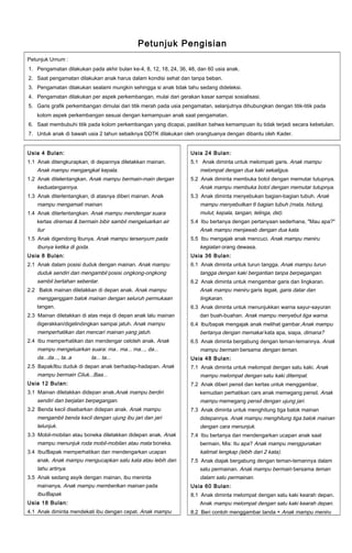 DDTK TK dan PAUD | PDF