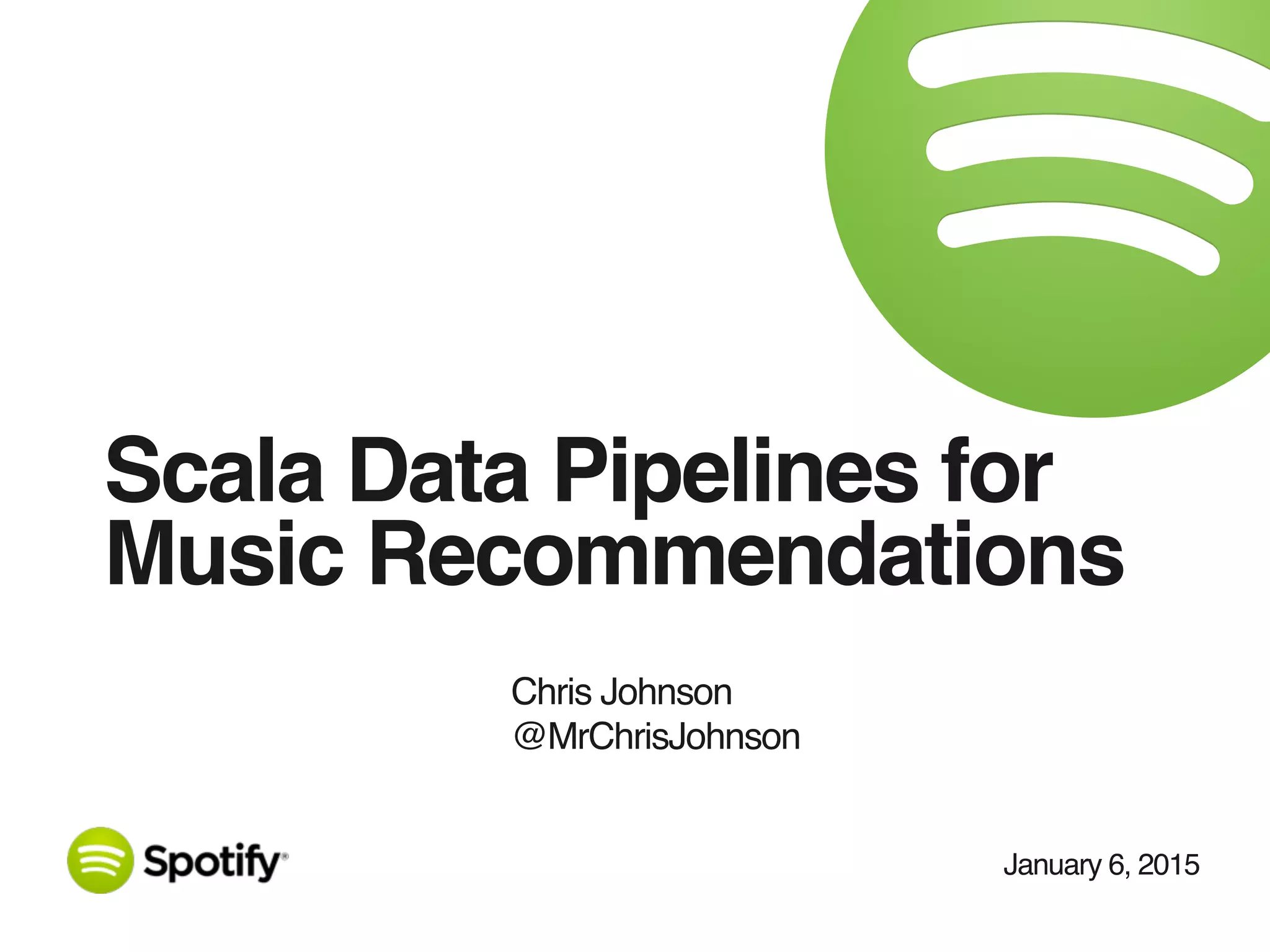 Scala Data Pipelines for Music Recommendations | PDF | Programming Languages | Computing
