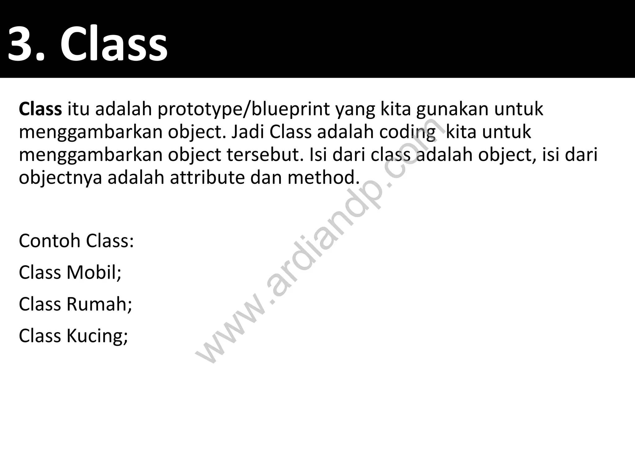 Ddw konsep oop- september 2015 | PDF