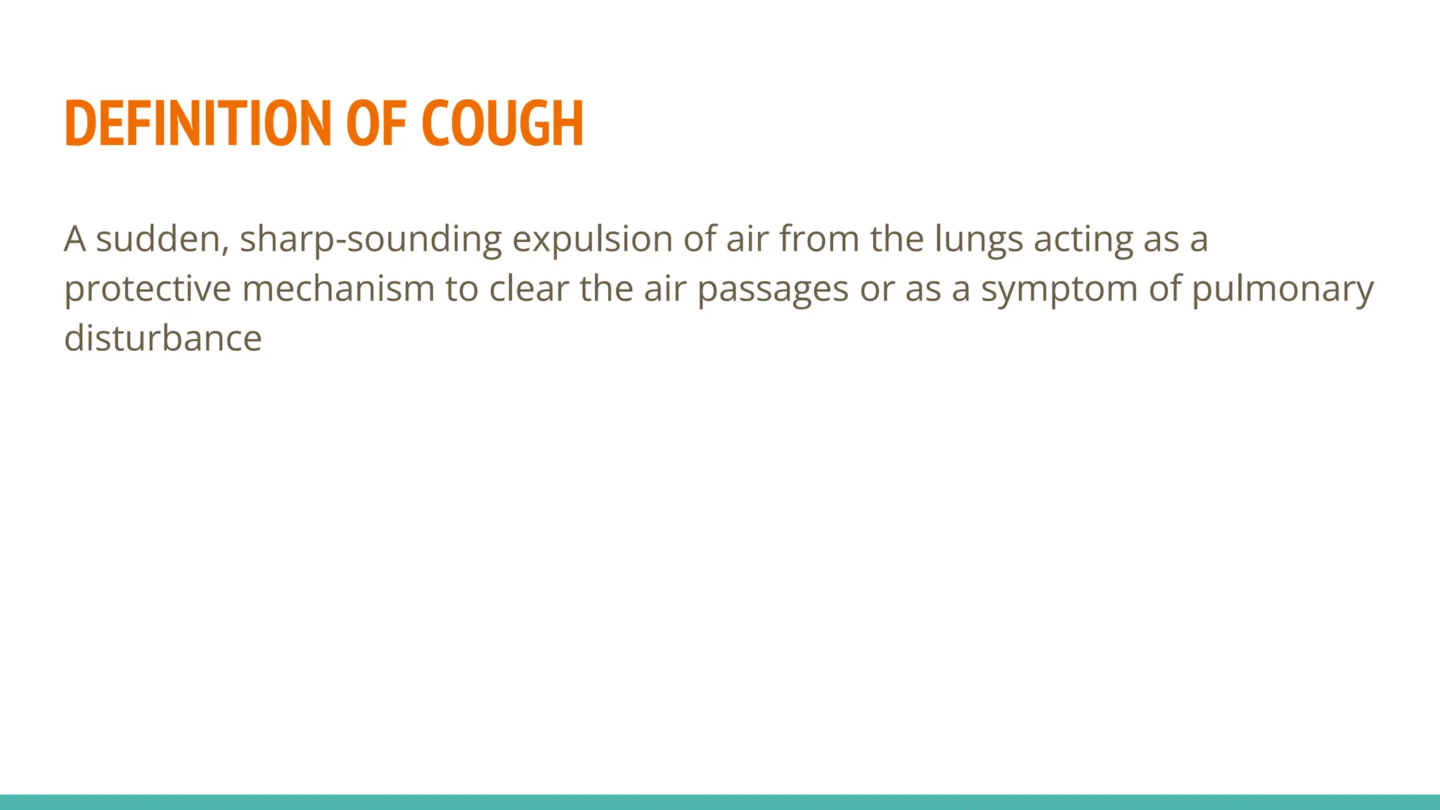 Differential Diagnosis of Cough Family Medicine | PPTX