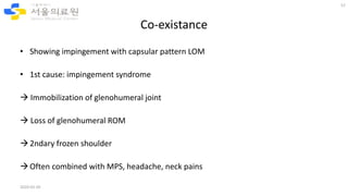 Differential Diagnosis and non-surgical treatment of chronic shoulder ...