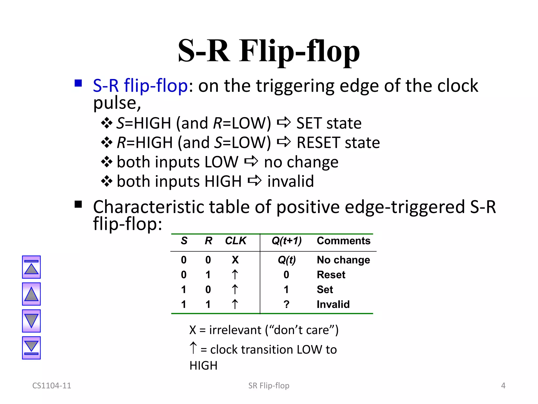 Types of flip flops ppt | PPTX