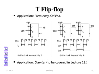 Types of flip flops ppt | PPTX