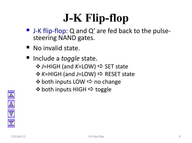 Types of flip flops ppt | PPTX | Consumer Electronics | Technology & Computing