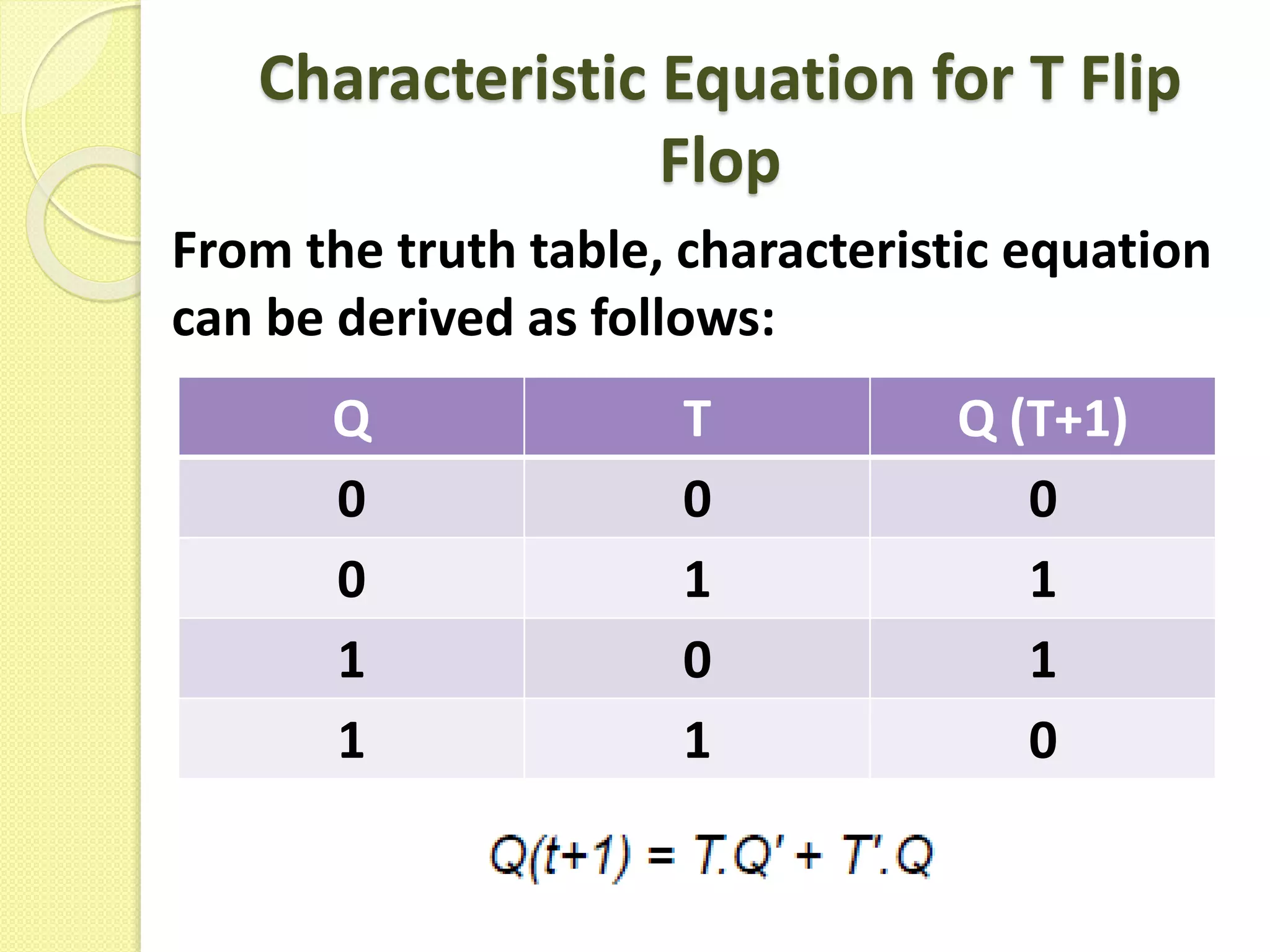D and T Flip Flop | PPTX