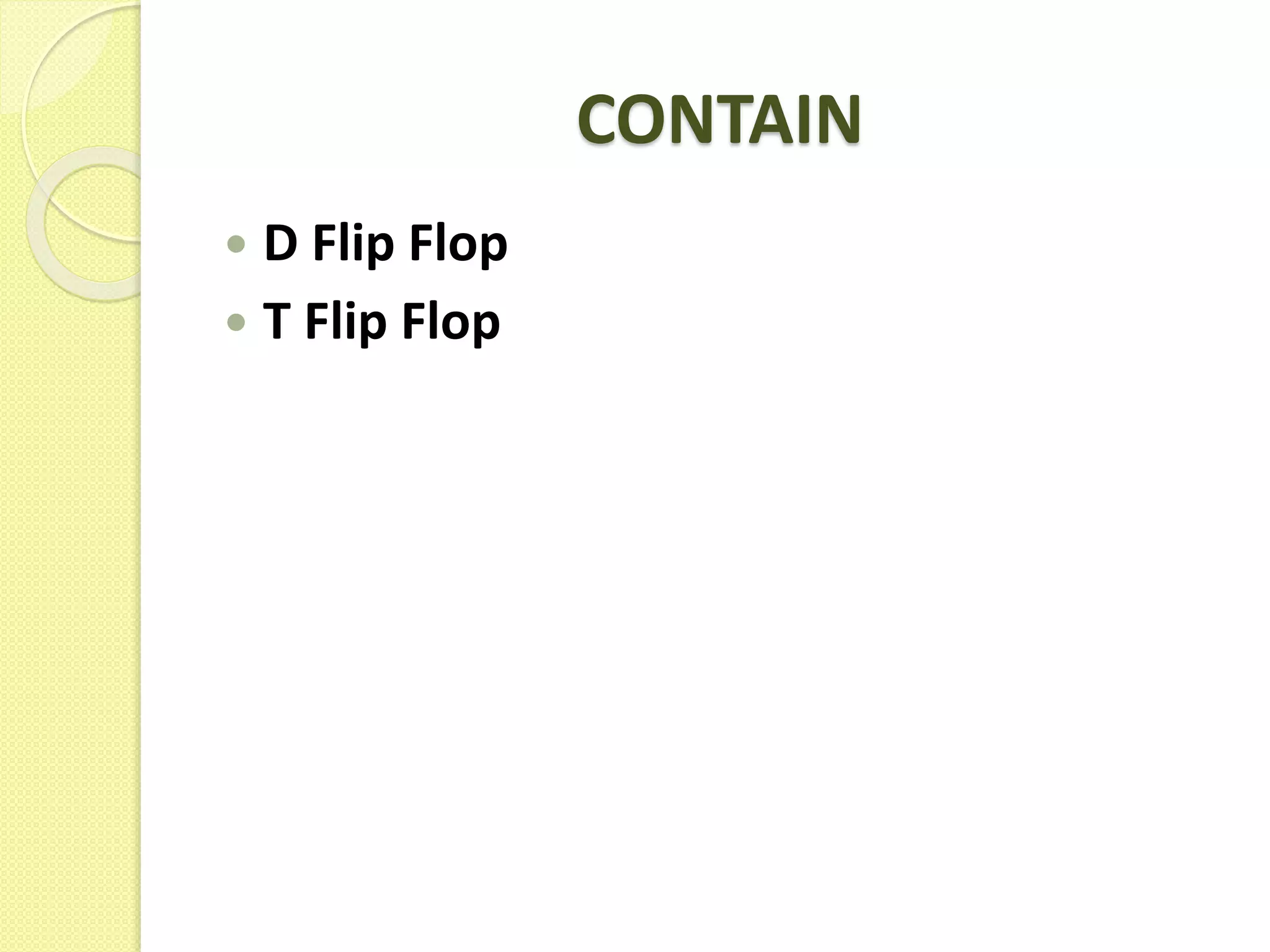 D and T Flip Flop | PPTX