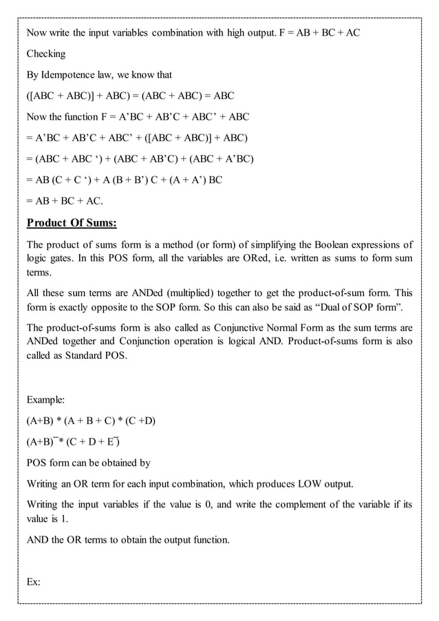 DIGITAL ELECTRONICS DESIGN OF 3 BIT MAJORITY CIRCUIT | DOCX | Programming Languages | Computing