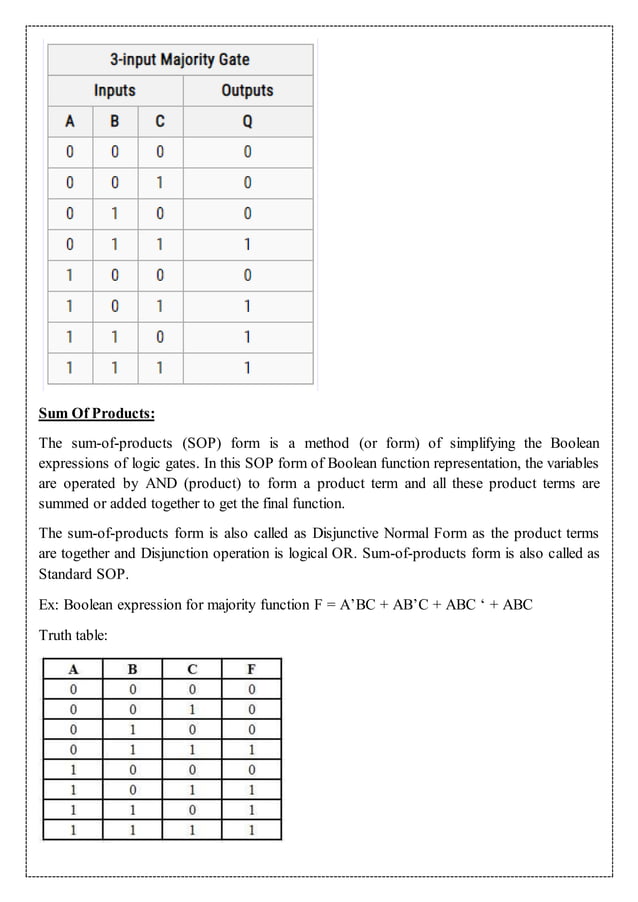 DIGITAL ELECTRONICS DESIGN OF 3 BIT MAJORITY CIRCUIT