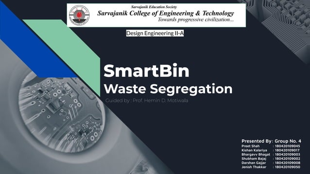 Smart Bin Waste Segregation | PPT