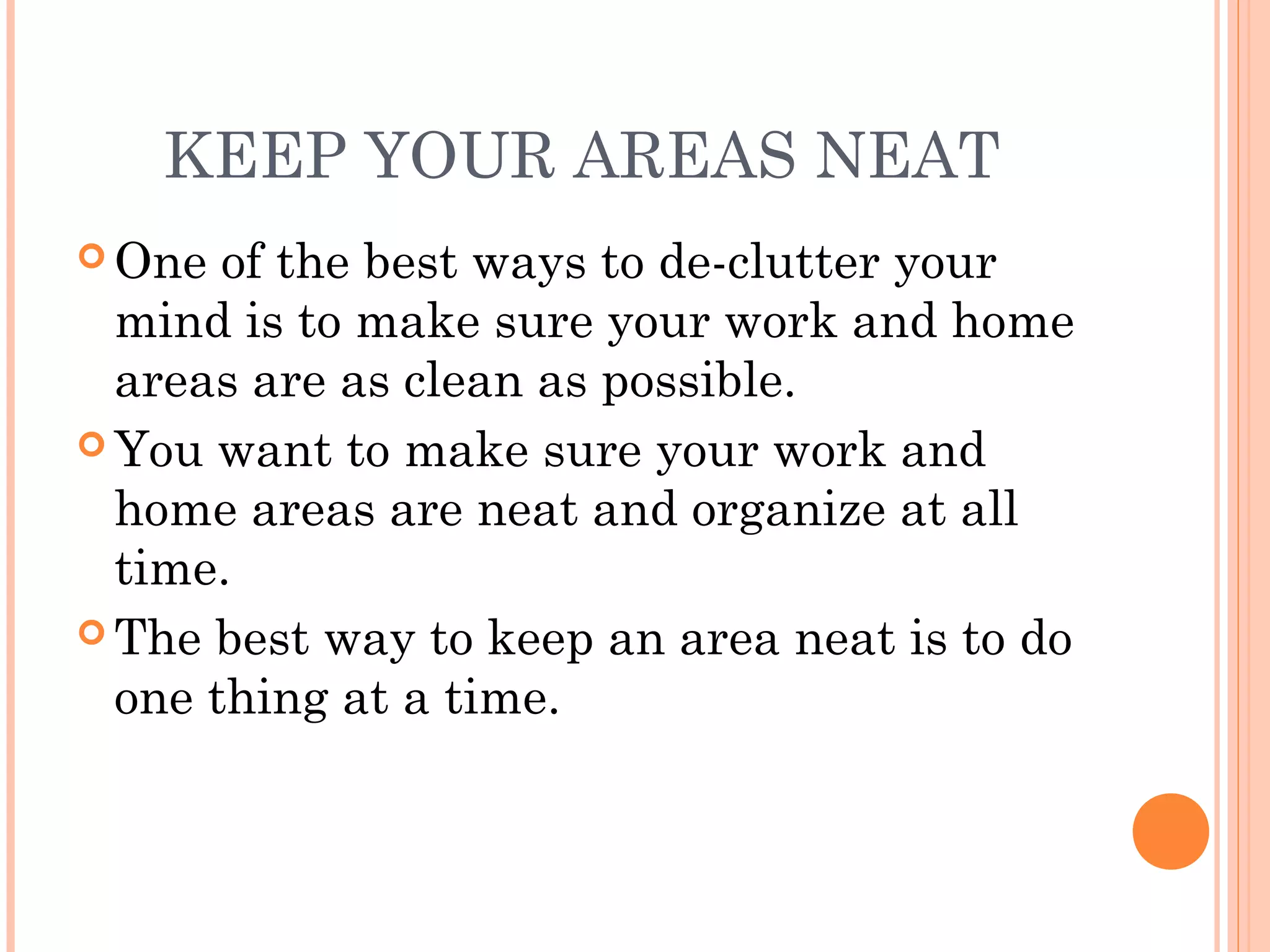 De clutter your mind | PPT