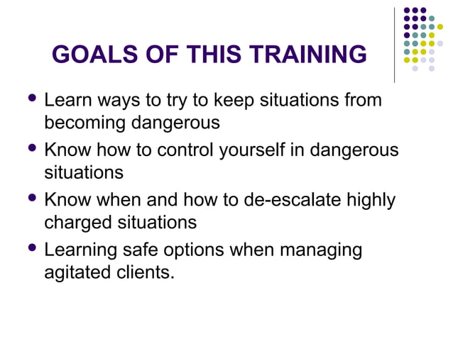 De escalation techniques | PPT