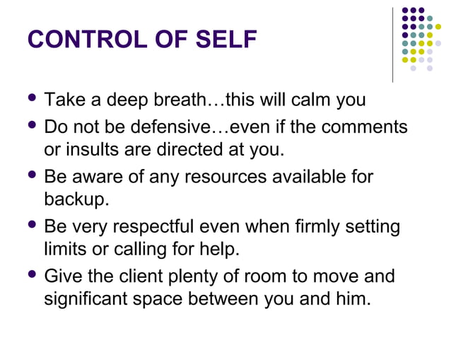 De escalation techniques | PPT