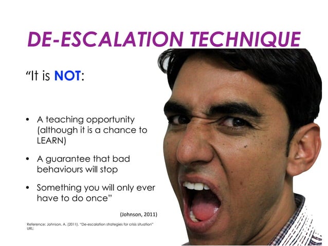 De-escalation technique | PDF