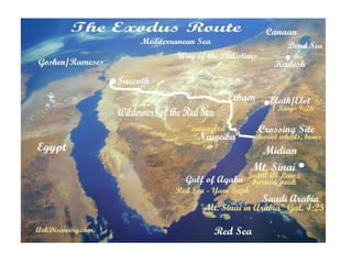 De exodus route | PPT
