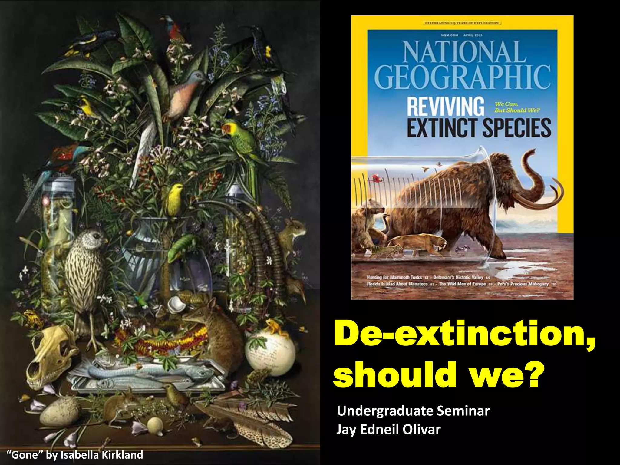 De extinction | PPTX