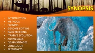 De-Extinction (Bringing Extinct Species Back To Life).pptx