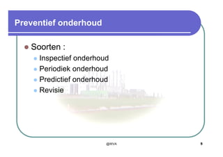 De Kost van Preventief onderhoud | PDF | Mechanical and Industrial ...