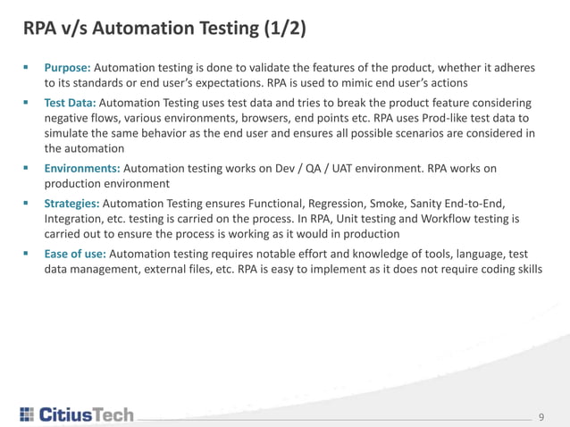 Demystifying Robotic Process Automation (RPA) & Automation Testing | PPT