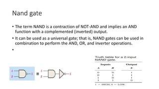 introduction of logic gates | PPTX
