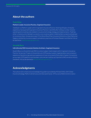 De-risking Life and Annuity Policy Admin System Conversions | PDF ...