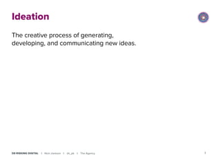 Digital Ideation – The Key To Crafting Stellar Digital Concepts | PPT