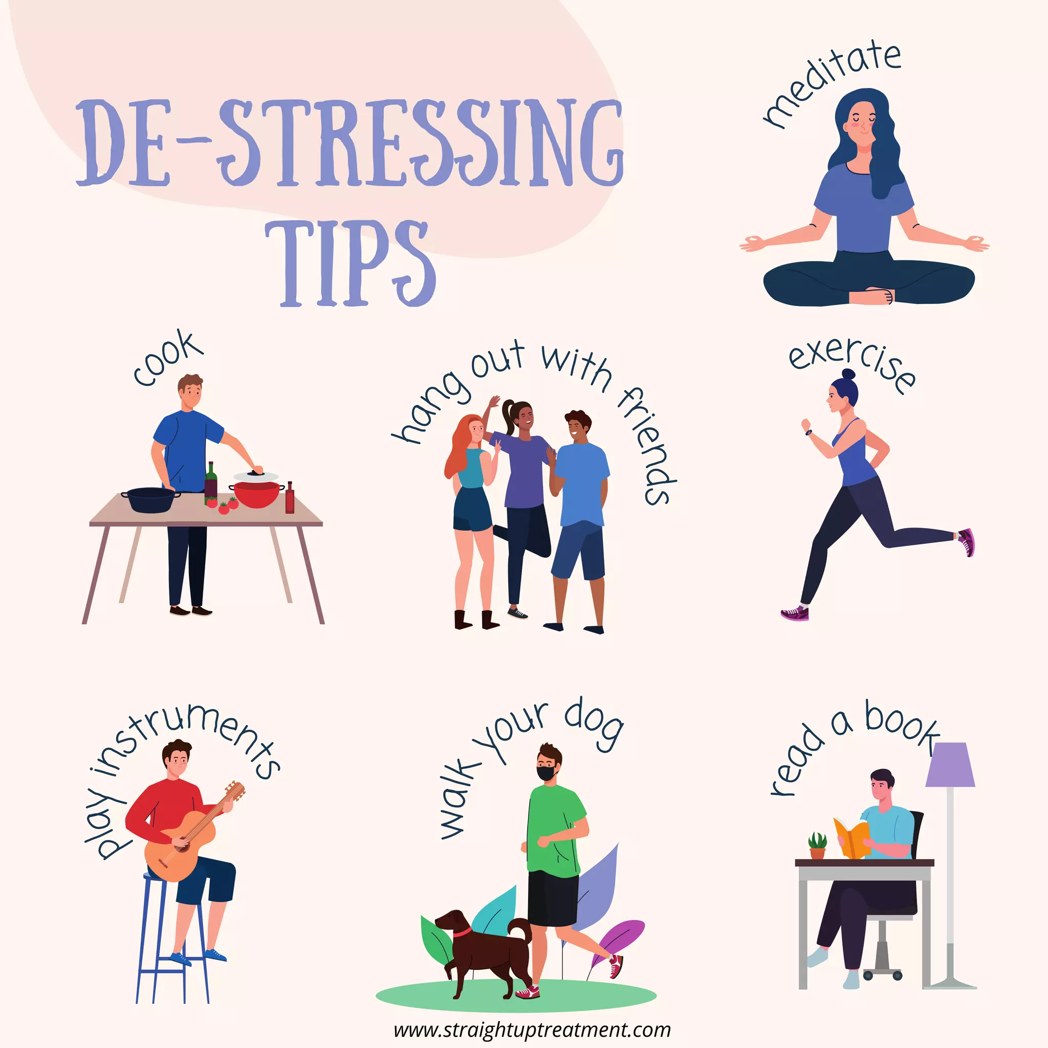 De-stressing Tips. | PDF | Mental Health | Diseases and Conditions