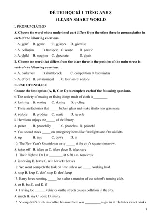 de-thi-hoc-ki-1-tieng-anh-8-i-learn-smart-world-de-so-1.doc