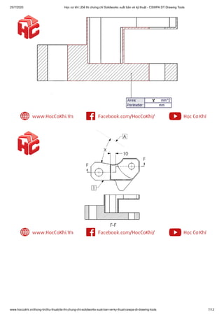 hoccokhi.vn Đề thi chứng chỉ Solidworks xuất bản vẽ kỹ thuật - CSWPA DT ...