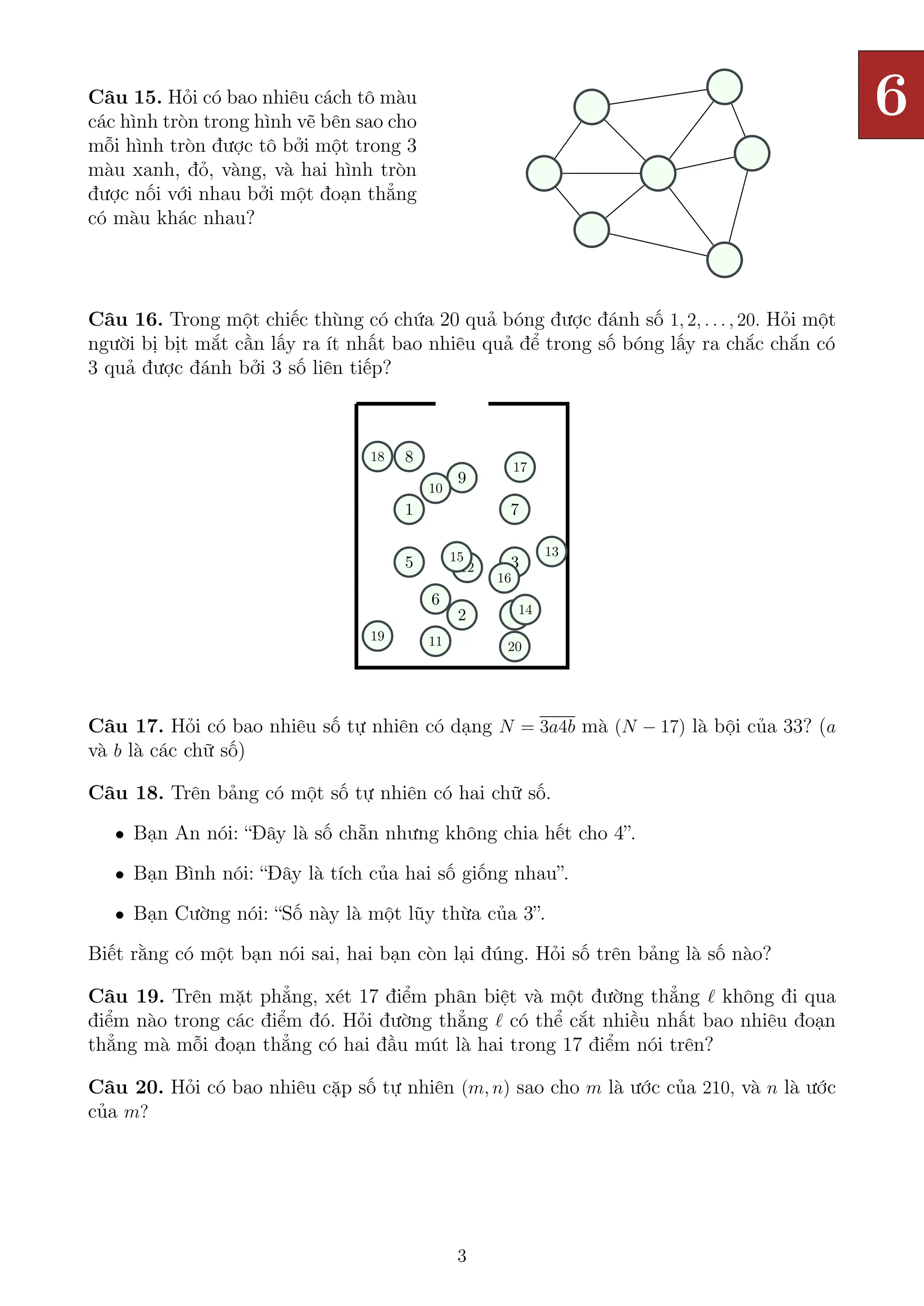 Đề thi VMTC lớp 6 năm 2019 (Thách thức Tài năng Toán học Việt Nam năm ...