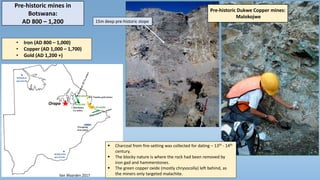 Prospecting History leading to the discovery of Botswana’s diamond ...