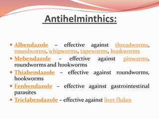De worming of animals | PPTX