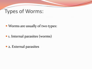 De worming of animals | PPTX