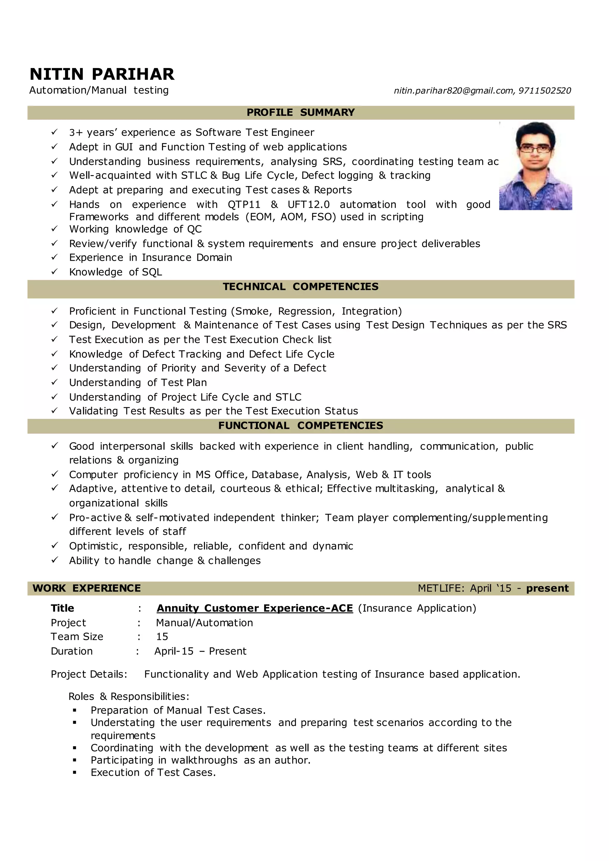 Nitin_CV | PDF