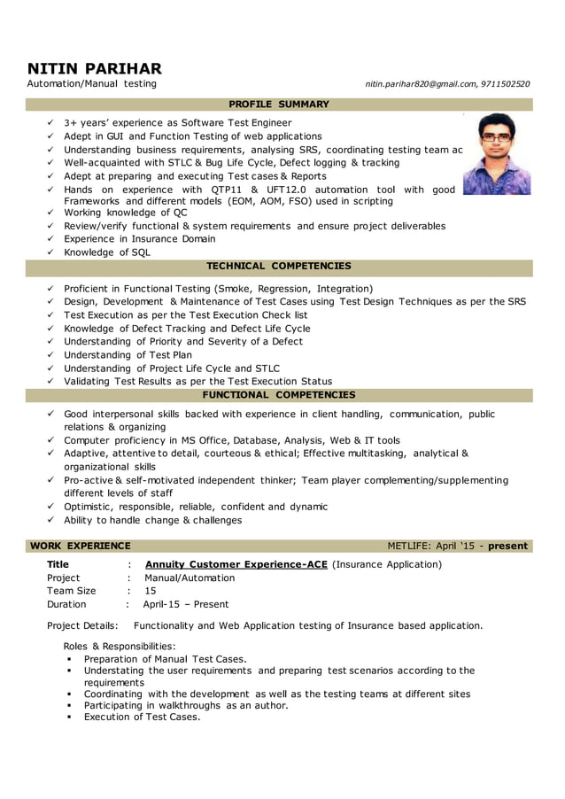 Nitin_CV | PDF