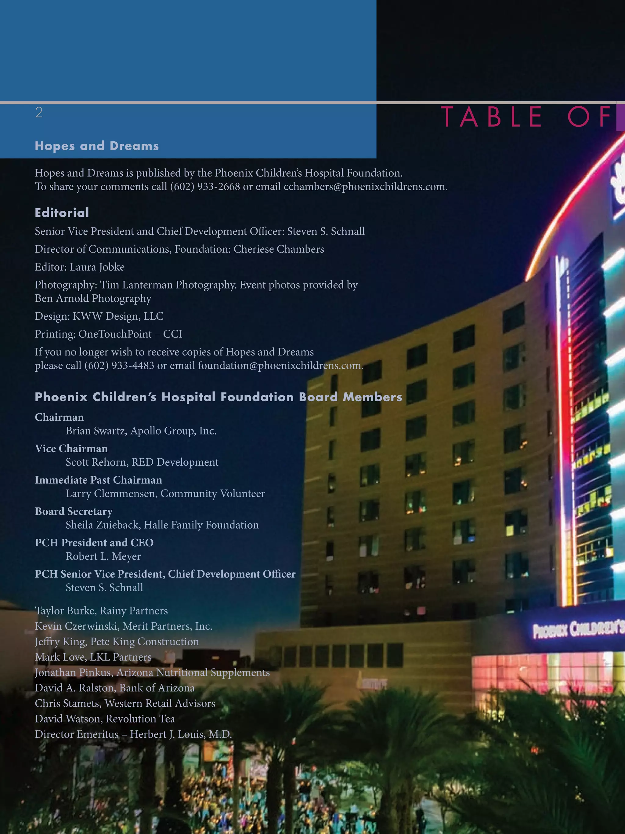 Hopes & Dreams Magazine - Spring 2014 | PDF