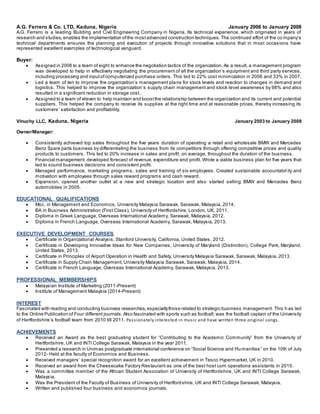 Uchenna's CV org | PDF