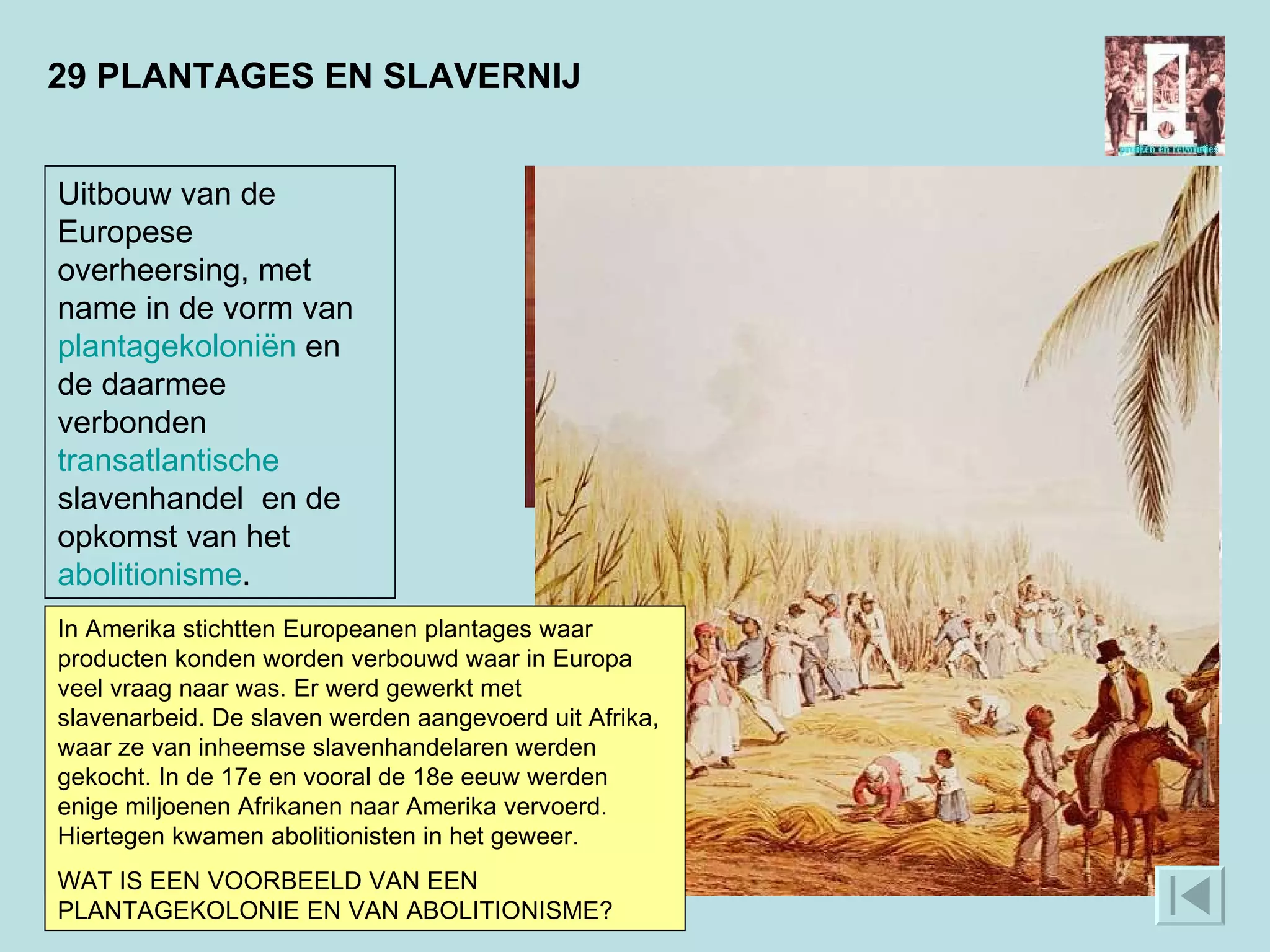 De 10 tijdvakken | PPT