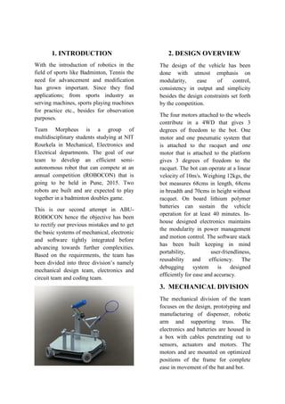 ROBOCON 2015 Documentation | PDF