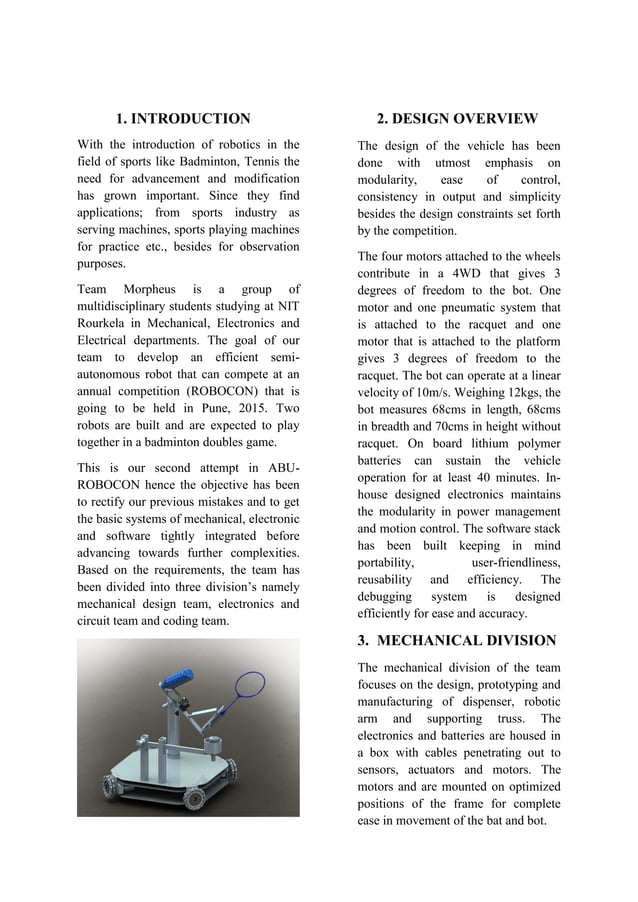 ROBOCON 2015 Documentation | PDF