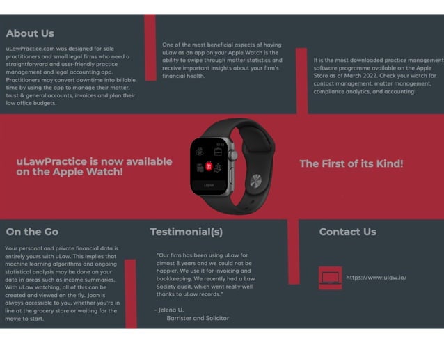 uLaw App on Apple Watch | PDF