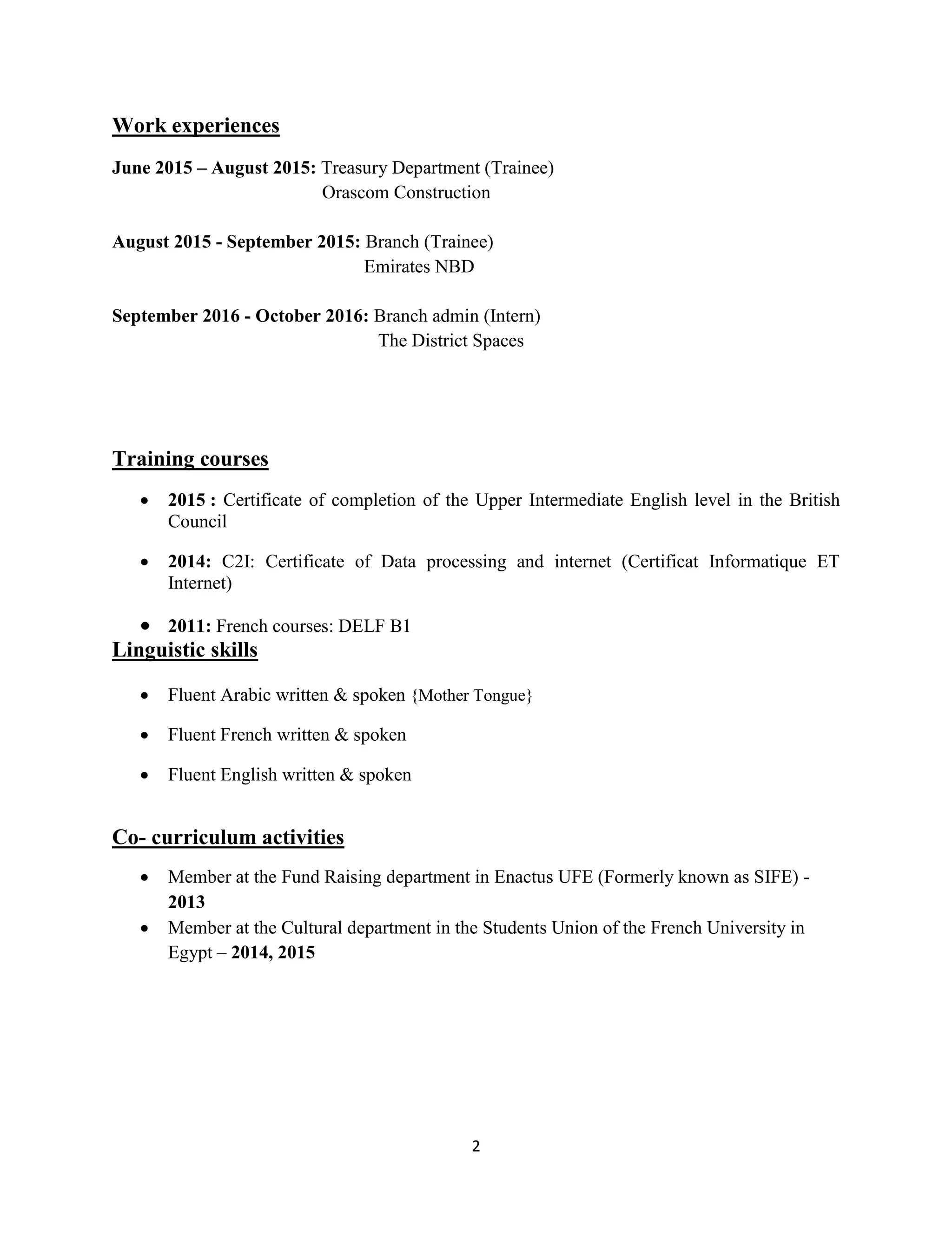 Curriculum Vitae (ENGLISH) | PDF