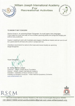 Recommendation letter | PDF