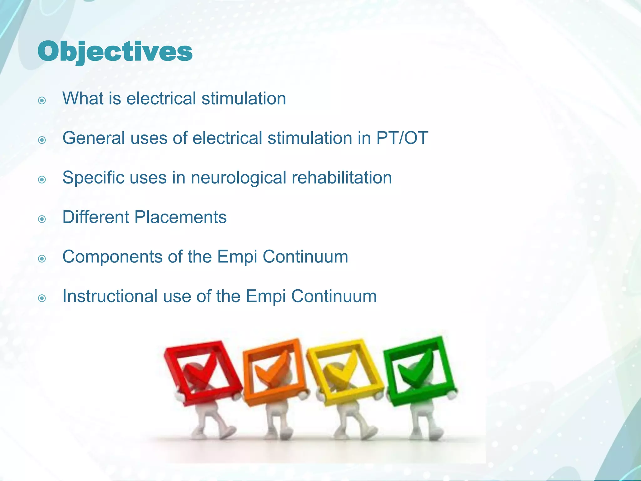 Electrical Stimulation Inservice PDF | PDF