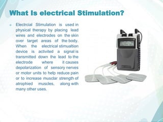 Electrical Stimulation Inservice PDF | PDF