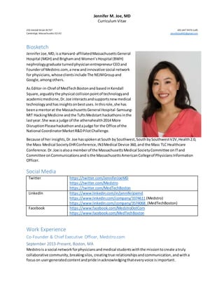 Jennifer Joe_CV_General 9-7-15 | DOCX