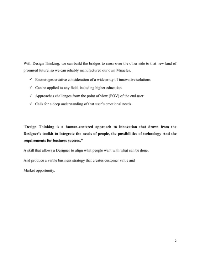 Design engineering 2A report | PDF