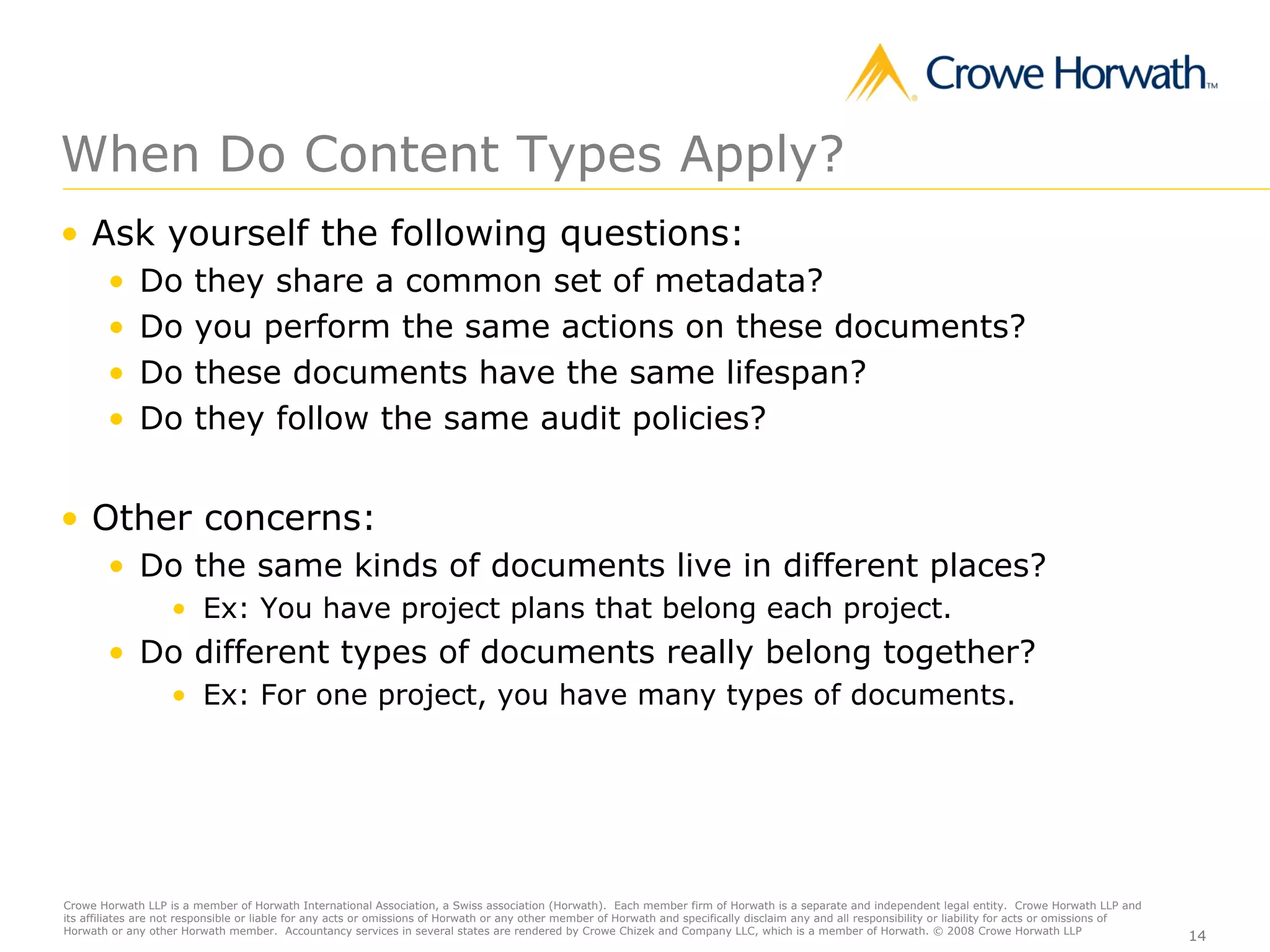 Power of SharePoint Content Types | PPT