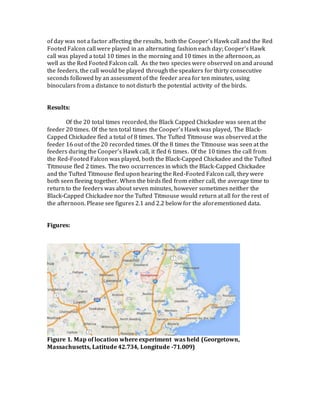 Ornithology project paper -1 | PDF