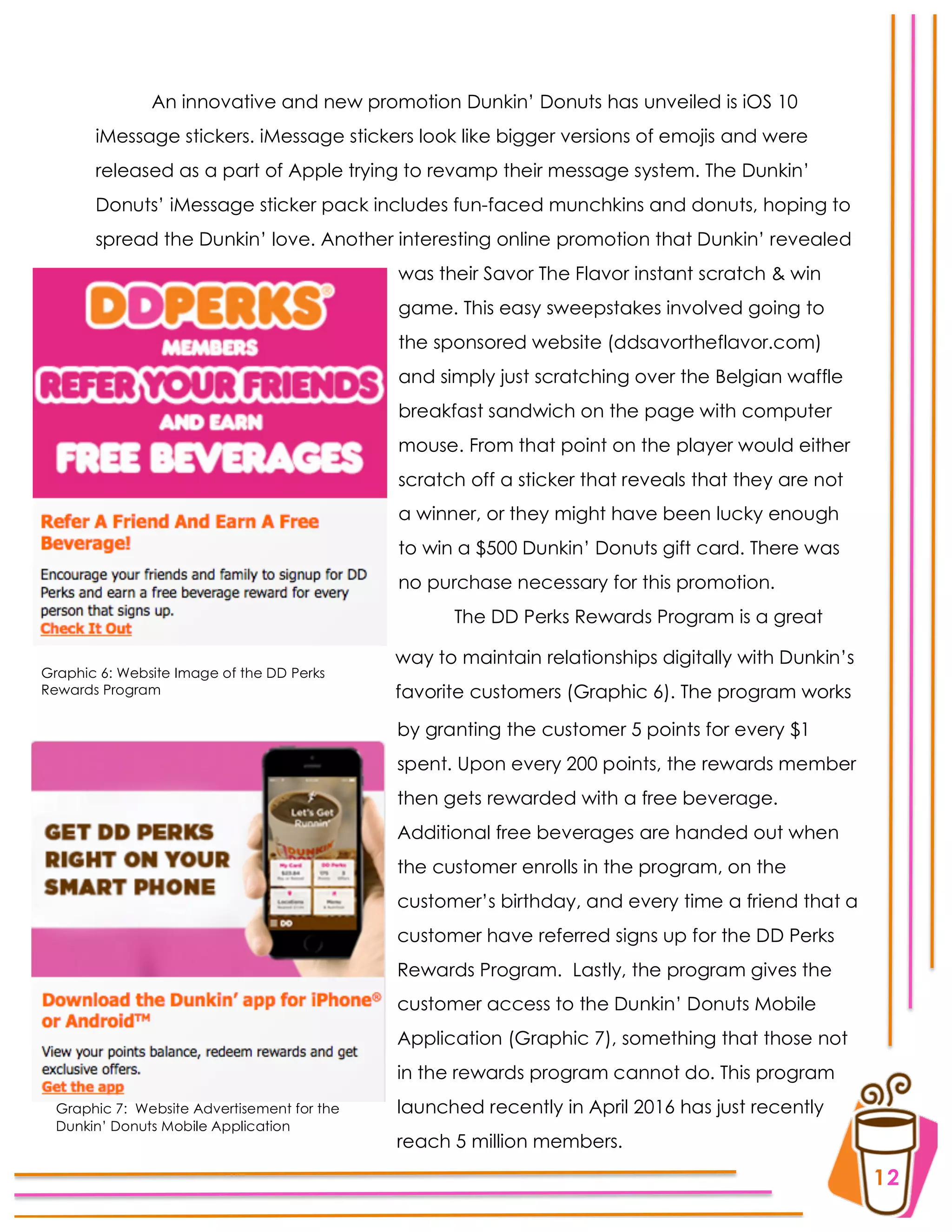 Dunkin' Donuts Final Presentation without names | PDF