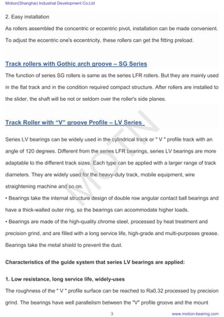 Linear guide roller bearing | PDF